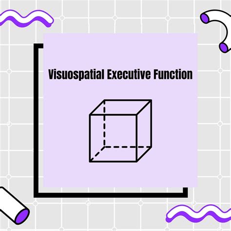 Visuospatial Executive Function Exercise Etsy