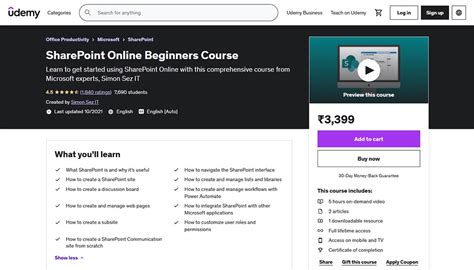 8 Best Sharepoint Classes Online With Hands On Training Tangolearn