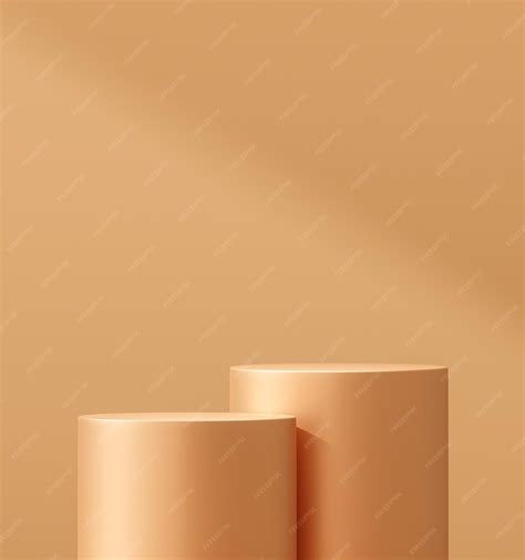 빈 럭셔리 쇼 제품 디스플레이 장면 프레젠테이션 템플릿 또는 황금 받침대 우아한 광고 쇼케이스 스탠드 목업 및 프리미엄 화장품 뷰티 판매 개념의 금 연단 무대 3d 배경