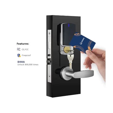 Orbita 높은 보안 마스터 키 Rfid 키 카드 무료 관리 소프트웨어 시스템을 갖춘 전자 호텔 스마트 도어 잠금 장치