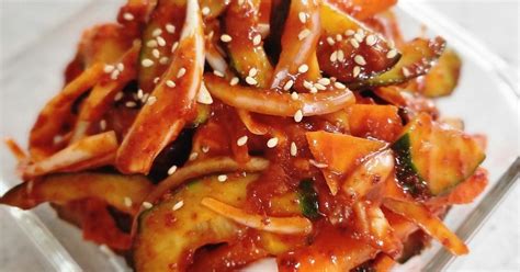 백종원 오이무침 오이양파무침 만드는 법 새콤달콤 즉석반찬