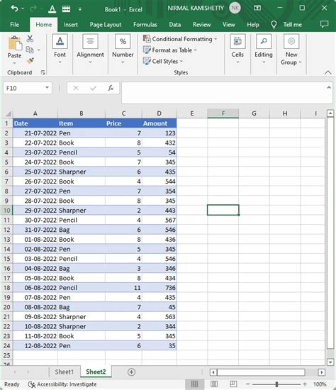 How To Add Subtotals And Total Row In A Table In Excel
