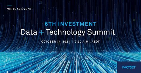Factset On Linkedin Virtualevent Data Techsummit