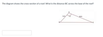 Answered The Diagram Shows The Cross Section Of A Roof What Is The
