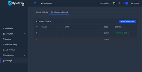 Bytebrew Manage Games