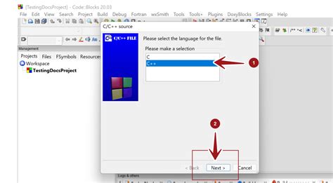Add C Source Files In Codeblocks Ide Testingdocs