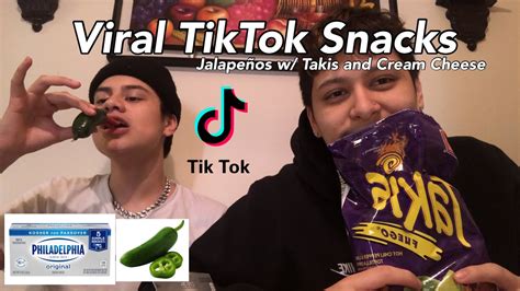 Viral Tiktok Snacks Jalapeños W Takis And Cream Cheese Ft Gio