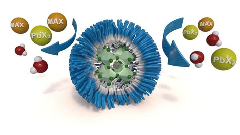 Scheme Of Perovskite Nanocrystal Encapsulation Via Diblock Copolymer