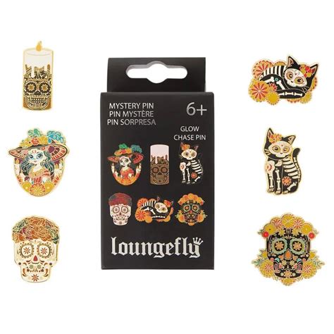 Loungefly Enamel Pins Blind Box Dia De Los Muertos Assortment 12