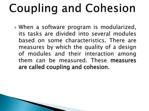 Coupling And Cohesion Ppt