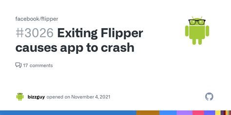 Exiting Flipper Causes App To Crash Issue Facebook Flipper