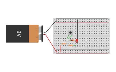 Circuit Design Button Series Parallel Led Circuit Tinkercad