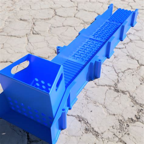 📦 Gold Sluice Box V2 Modular Expandible Included 4 Mats