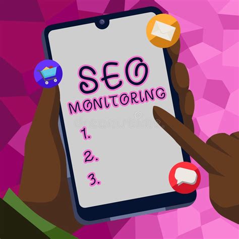 Handwriting Text Seo Monitoringtracking The Progress Of Strategy Made