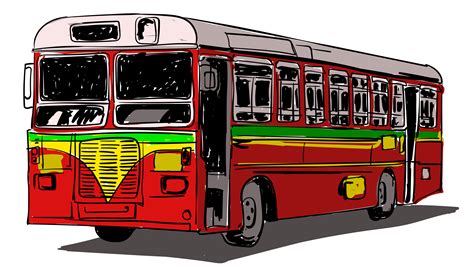 Public Transport Bus Vector Illustration 633894 Vector Art At Vecteezy