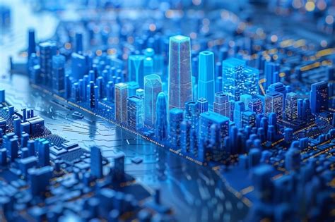 Premium Photo Using A Citys Digital Twin For Urban Planning Generative Ai