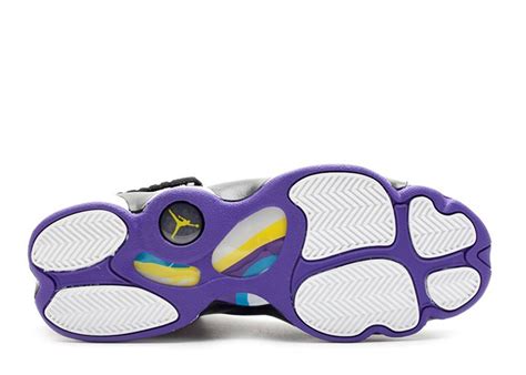 Air Jordan 6 Rings Gs Vibrant Purple Varsity Black Yellow 323419 001