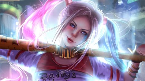 Cute Harley Quinn Artwork Wallpaperhd Superheroes Wallpapers4k