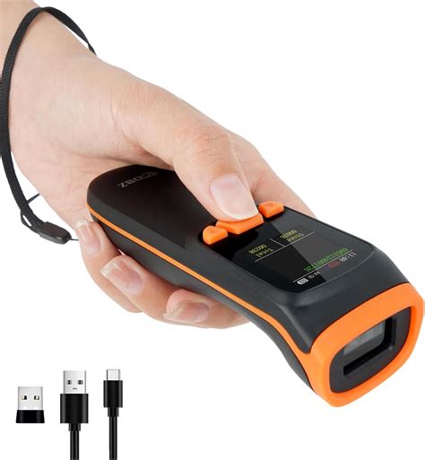 Obz 2d Portable Bluetooth Barcode Scanner Mini Portable 2 4g Wireless