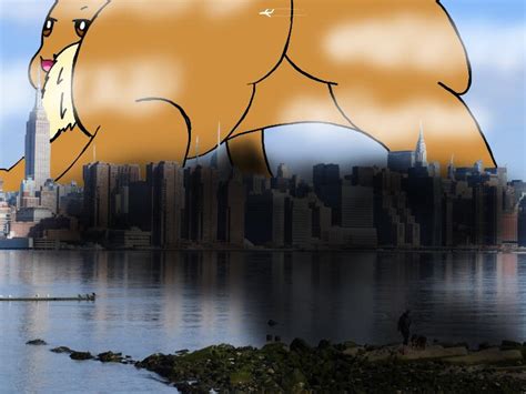 Macro Thicc Eevee At New York City By Silvallier On Deviantart