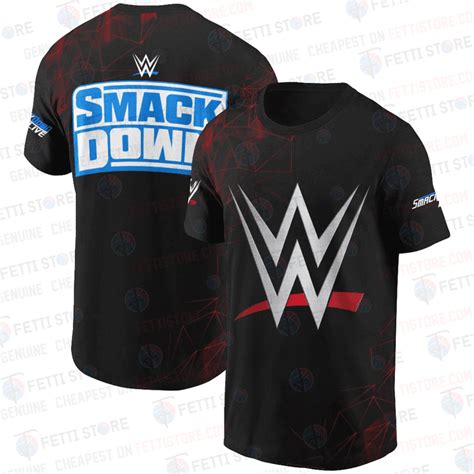Wwe Professional Wrestling Smackdown Cool 3d T Shirt Power Wy