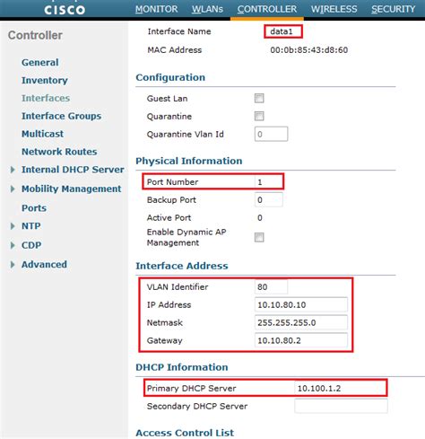 Configuring Dynamic Interfaces On WLC Mrn Cciew
