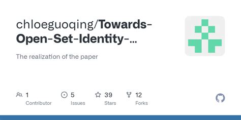 Github Chloeguoqingtowards Open Set Identity Preserving Face