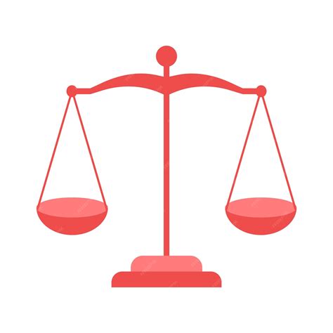 Premium Vector Equilibrium Balance Law Symbol Vector Illustration