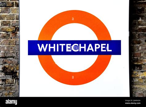 Whitechapel Underground Sign