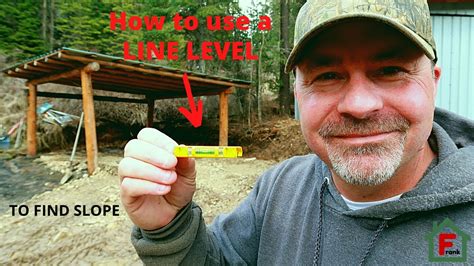 How To Use A Line Level To Find Slope Youtube