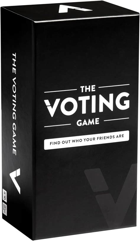 The Voting Game The Hilarious Adult Party Card Game About Finding Out Who Your