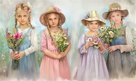 Download Ai Generated Girls Sisters Royalty Free Stock Illustration