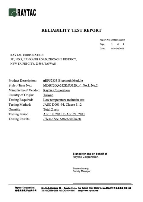 Raytac Corporation A Ble Module Maker Based On Nordics Nrf51 Nrf51822 And Nf51422 And Nrf52