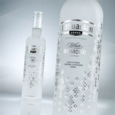 Packaging Design For Lithuanian White Diamond Vodka By Asta