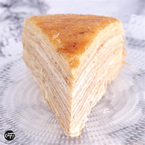 Le Gâteau De Crêpes à La Vanille Mille Crepe Cake