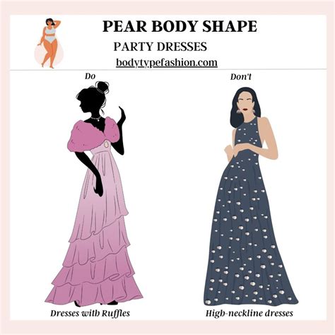Party Dress Style Guide For Pear Body Shape Fashion For Your Body Type