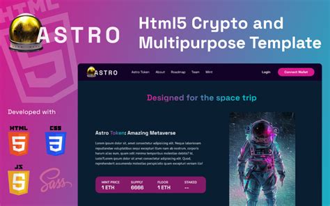 ASTRO Html Crypto And Multipurpose Website Template