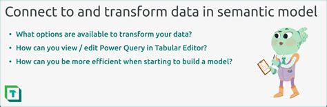 Connect To And Transform Data For A Semantic Model