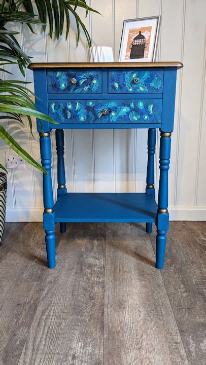 Tall Vintage Bedside Table Upcycled Furniture Reduce Reuse Refurbish