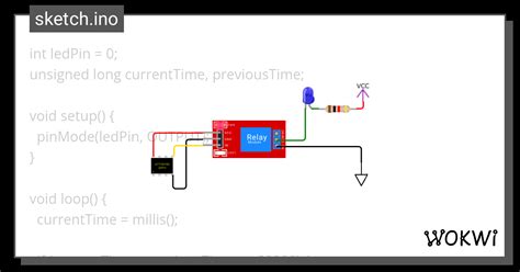 Control Relay Wokwi Esp32 Stm32 Arduino Simulator