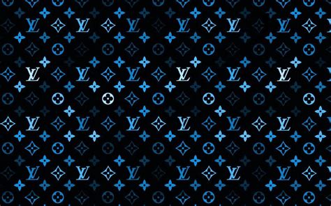 Blue Monogram Pattern