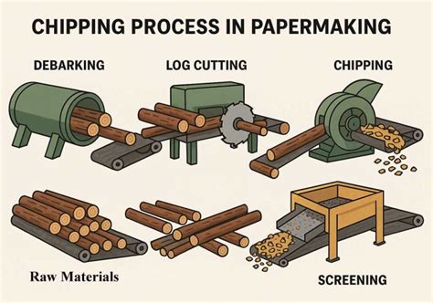 Chipping Process In Papermaking From Logs To Uniform Chips Pulp Paper Mill