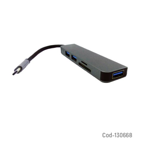 Hub Tipo C En Usb Fiestalan