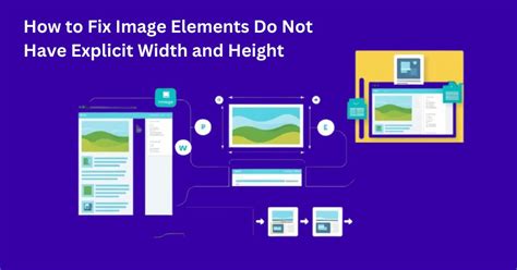 how to fix image elements do not have explicit width and height joshwp