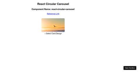 React Circular Carousel Examples CodeSandbox React Circular Carousel Examples CodeSandbox