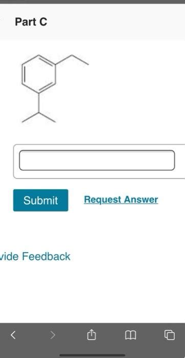 Solved Part C Submit Request Answer Vide Feedback