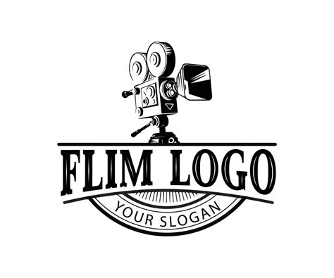 Vintage Film Production Camera Roll Logo 18842170 Vector Art At Vecteezy