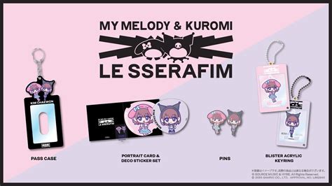 Orders Open For New Le Sserafim X My Melody And Kuromi Collab Merch