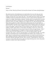 M07 Reflective Journal JM Pdf Jadia Martinez Module 7 Tricks Of Trade What Social Workers