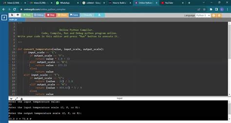 Lavanya G On Linkedin 2nd Week Of Internship Motioncut Temperature Converter In Python